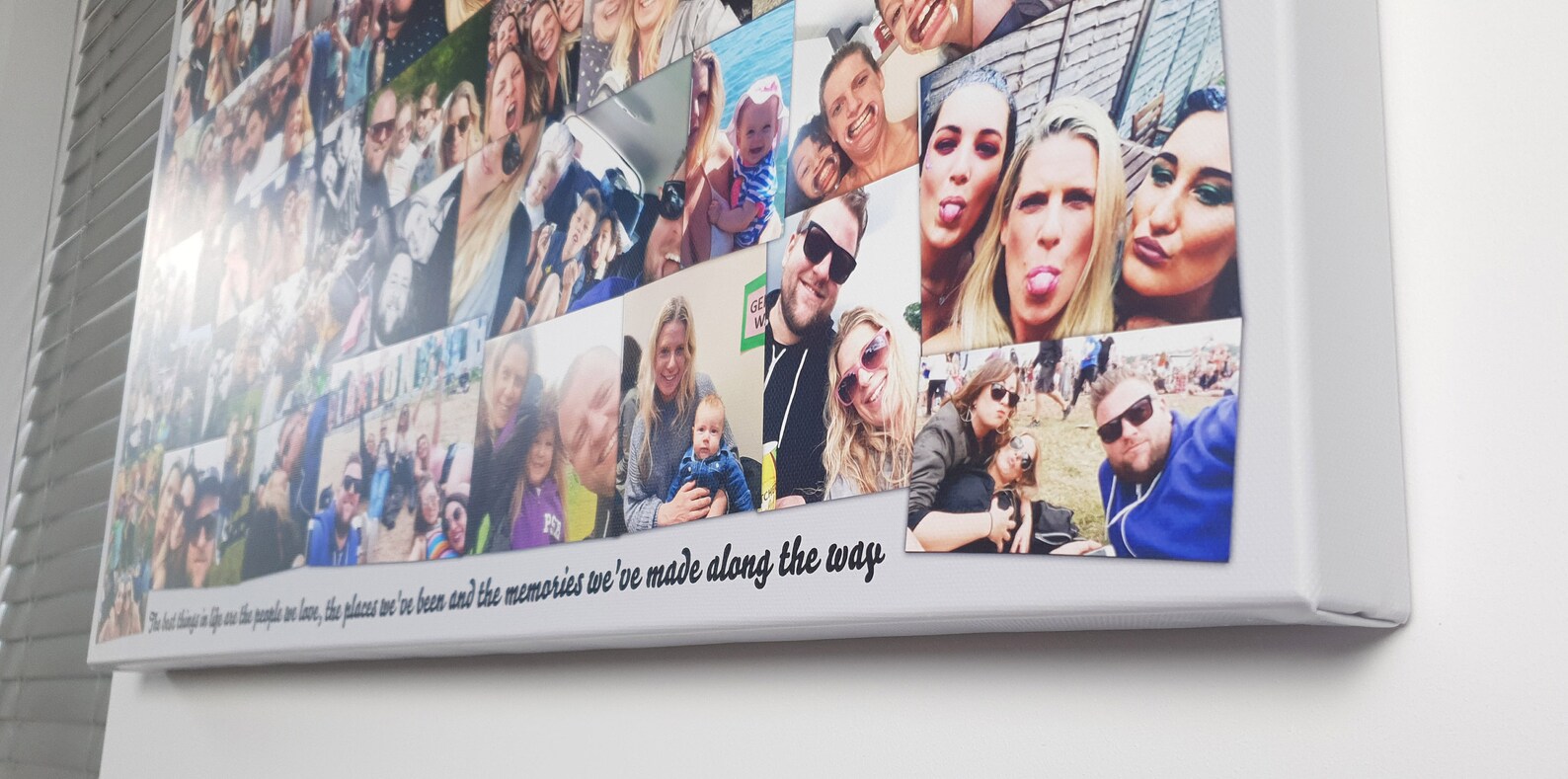 Photo Collage Canvas Print Custom Designed Very Large Extra Large ...