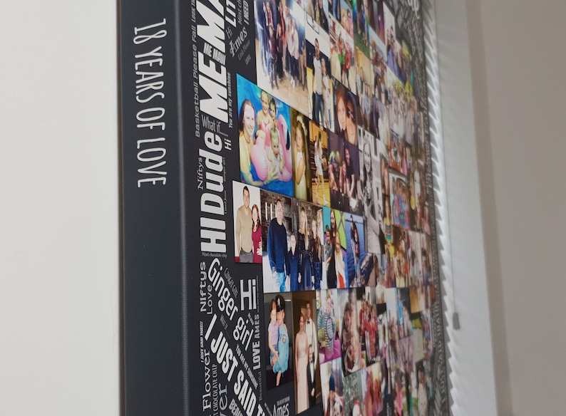 Word Art Photo Collage New Unique Design Amazing | Etsy