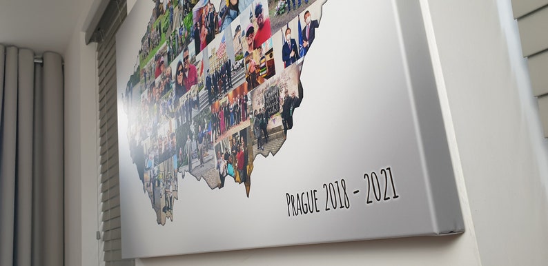 Country Photo Collage Country Map or Any Shape Collage | Etsy