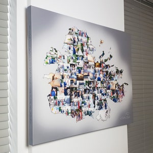 Country Photo Collage - Country Map or Any Shape Collage - Amazing ...