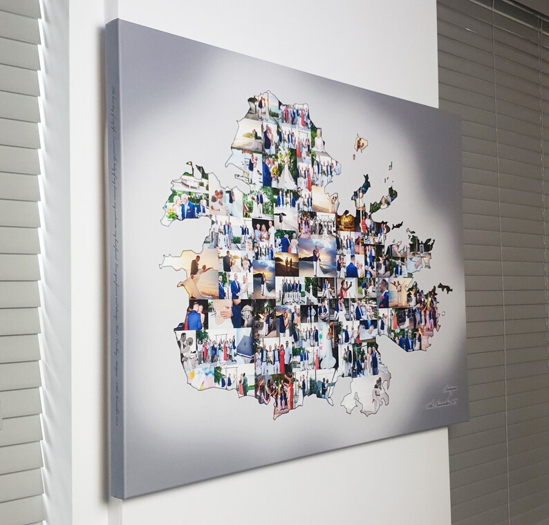 Country Photo Collage - Country Map or Any Shape Collage - Amazing ...