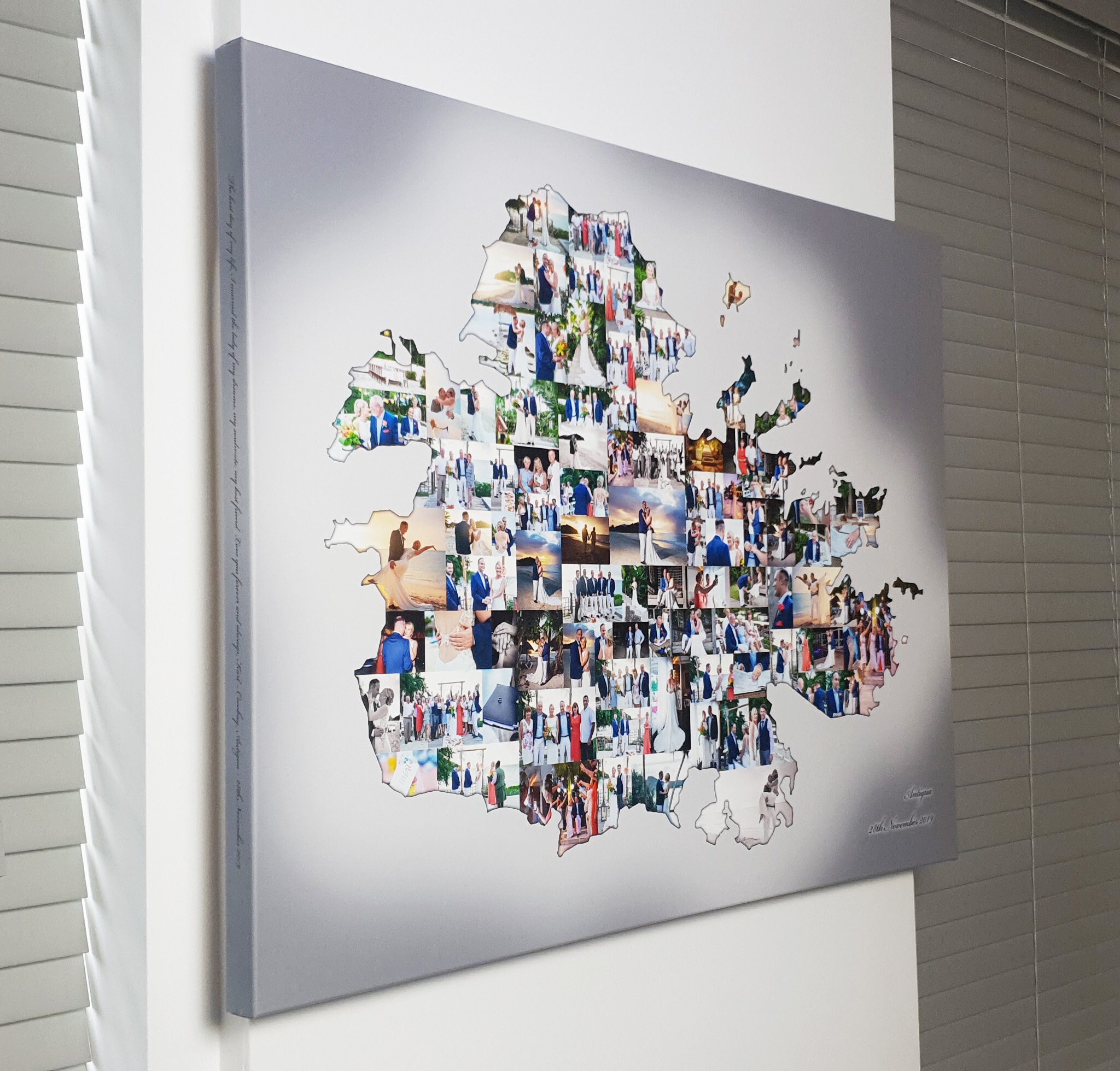 Country Photo Collage - Country Map or Any Shape Collage - Amazing ...