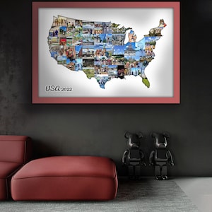Australia Photo Collage - Shaped Collage - Large Very Large - Photo ...