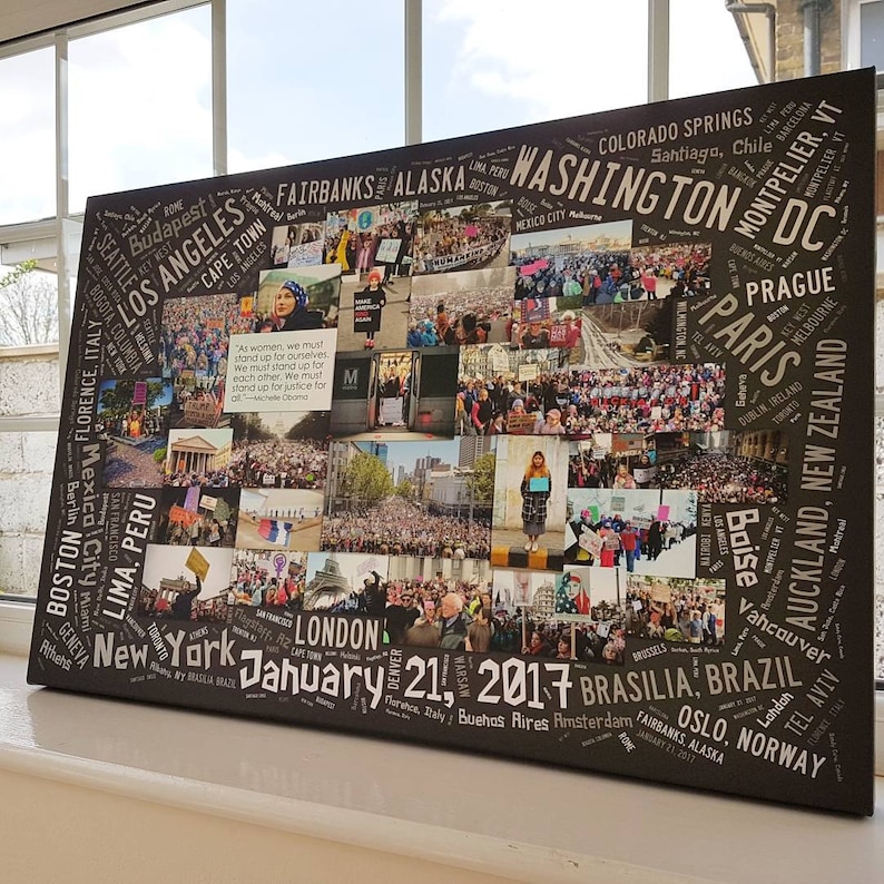 Word Art Photo Collage New Unique Design Amazing | Etsy