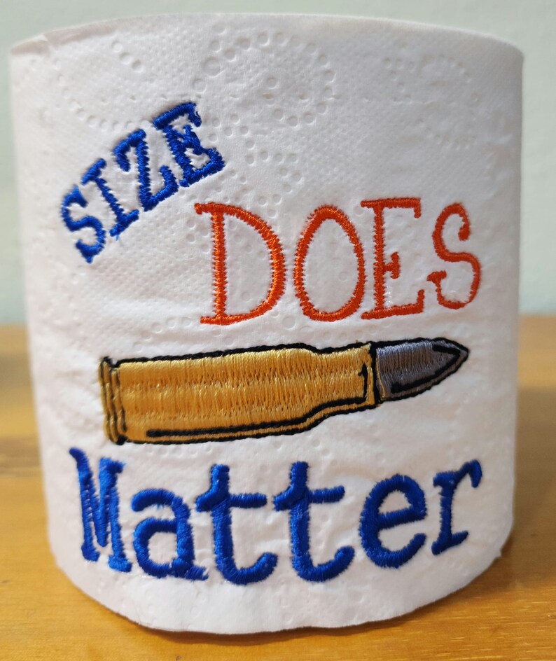 Embroidered Toilet Paper! - Etsy
