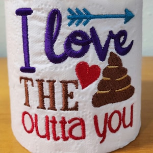 Embroidered Toilet Paper! - Etsy