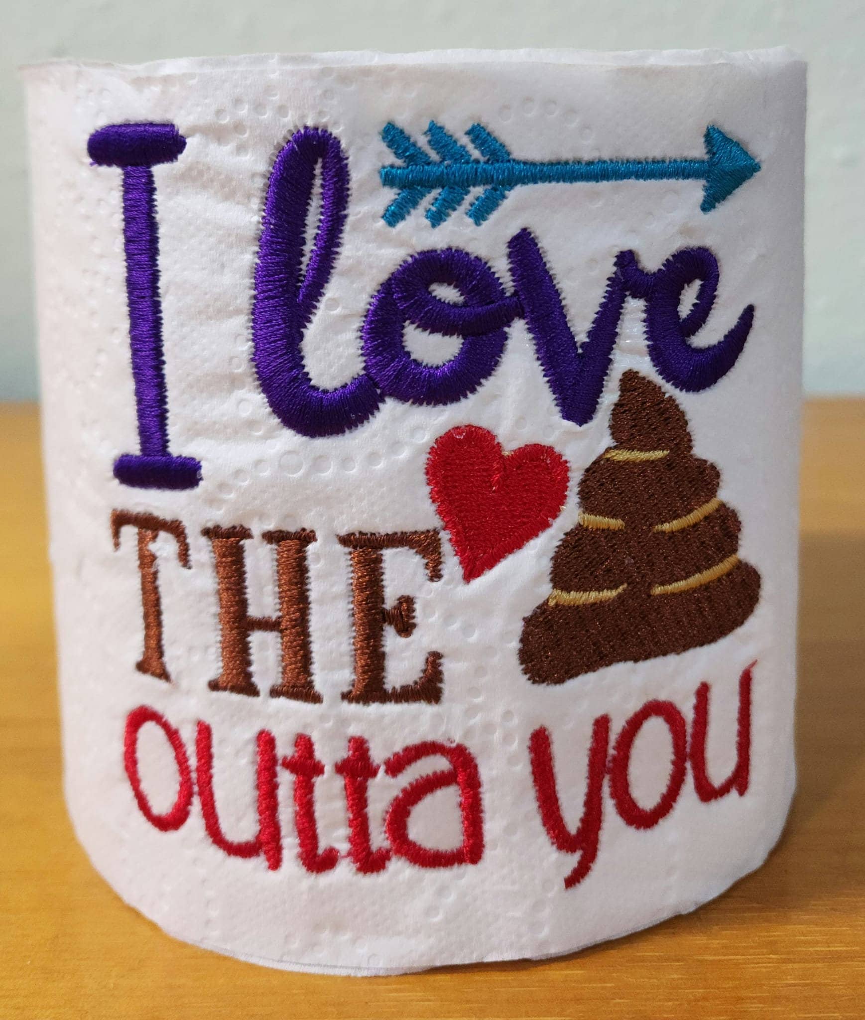 Embroidered Toilet Paper! - Etsy