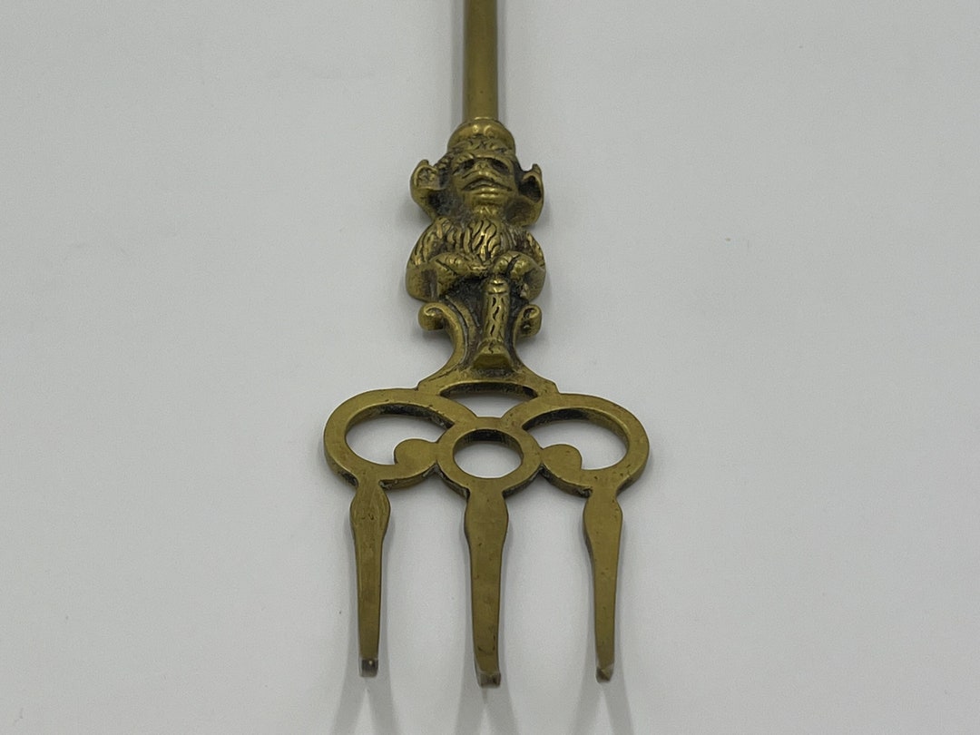 Vintage Brass Toasting Fork - Etsy