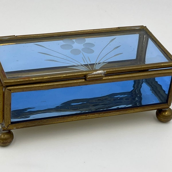 Glass Trinket Boxes - Etsy