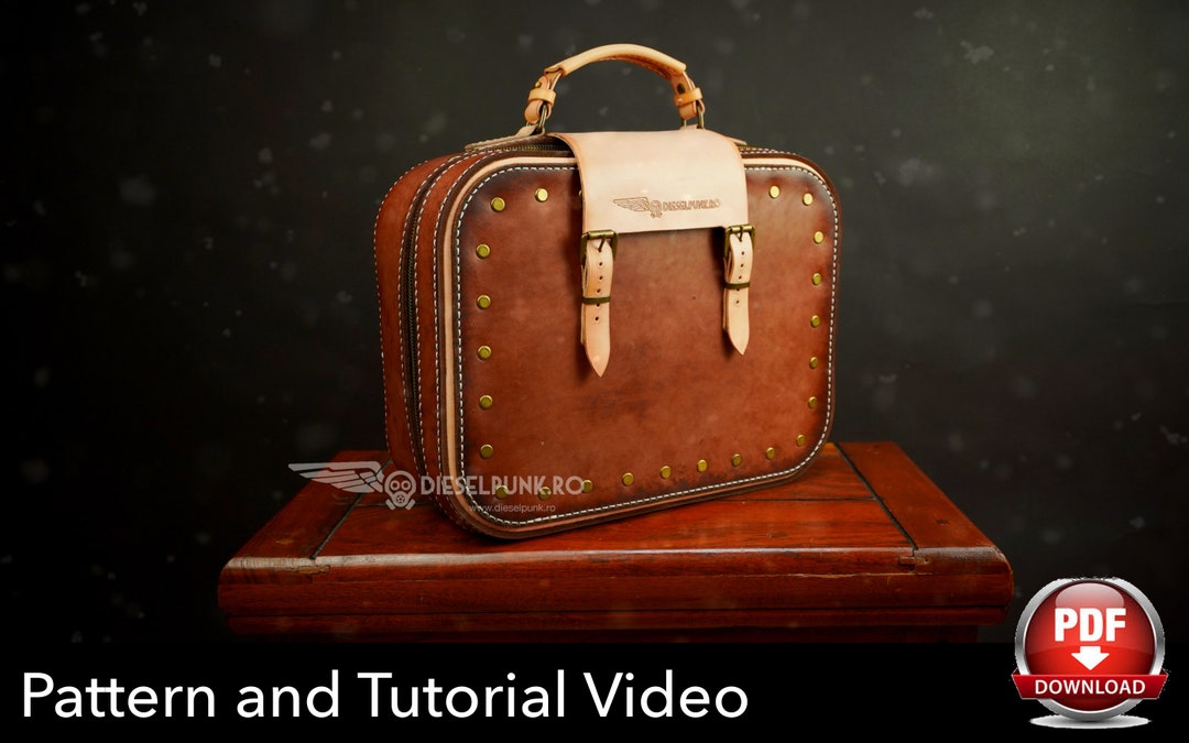 Luggage Set Pattern - Pattern Set - Leather DIY - Pdf Download ...