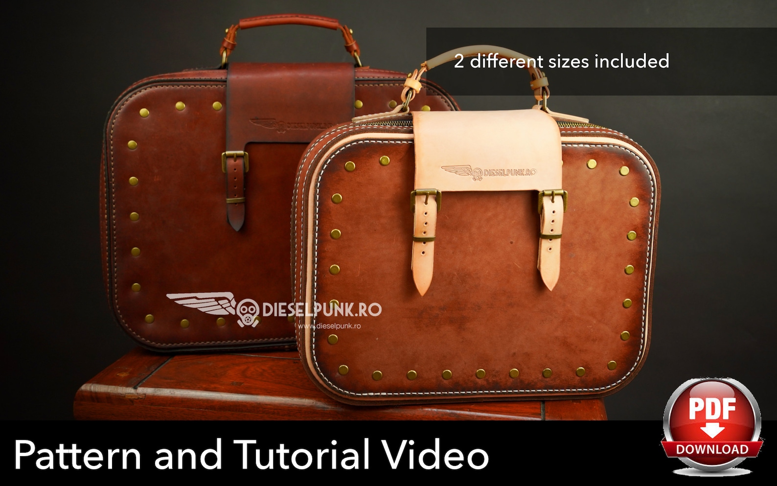 Luggage Set Pattern Pattern Set Leather DIY Pdf Download | Etsy