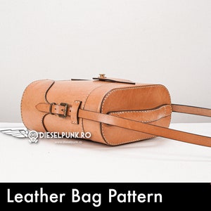 Leather Case Pattern - Pdf Download - Leather DIY - Bag Template ...