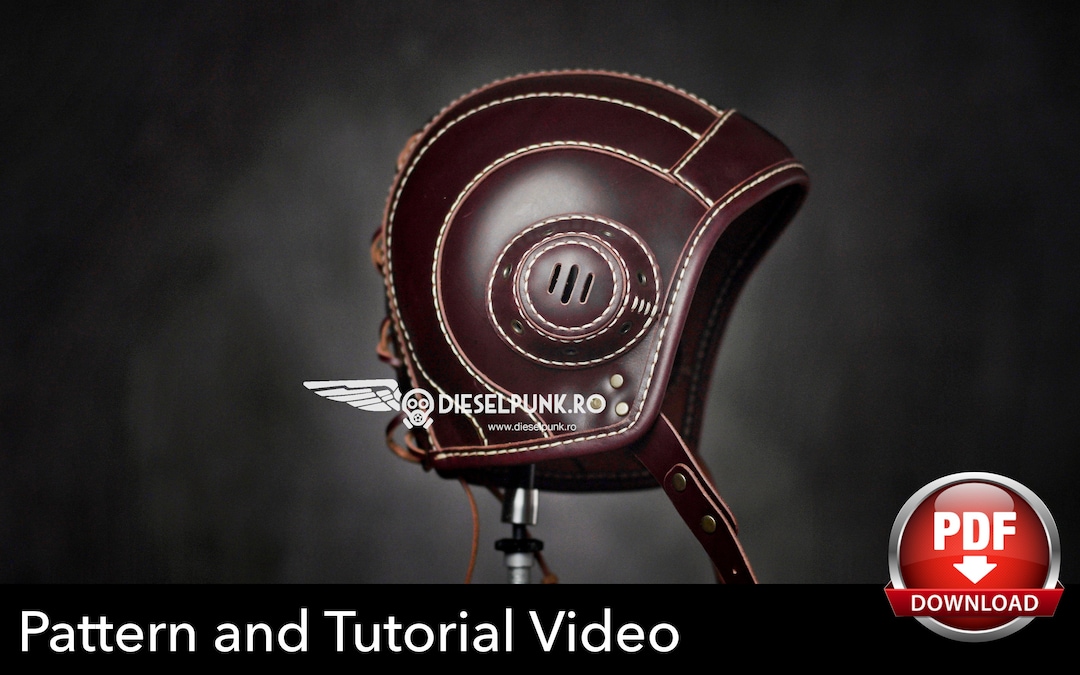 Aviator Leather Cap Pattern - Digital Download With Tutorial - Etsy