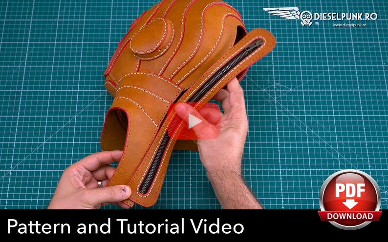 Mannequin Head Pattern Leather Bust Template Leather DIY - Etsy