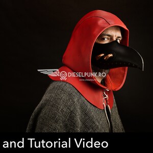 Leather Hood Pattern: DIY Cowl Sewing Template (PDF + Video) - Etsy