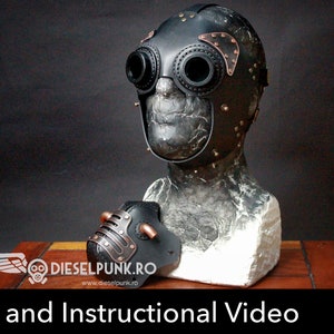 Steampunk Mask Pattern - DIY Mask - Pdf Download - Video Tutorial - Etsy