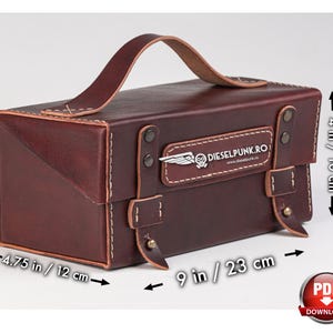 Leather Mini Tool Bag Pattern DIY (PDF Download With Video Guide) - Etsy