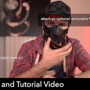 Steampunk Mask Pattern - DIY Mask - Pdf Download - Video Tutorial - Etsy