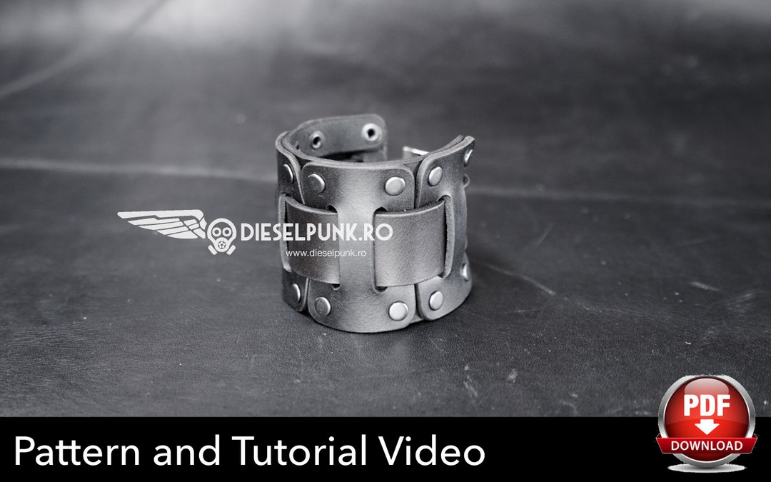 Wrist Cuffs Pattern Wrist Bracers Pattern Cuffs Pattern Cosplay DIY Pdf ...