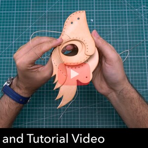 Bird Mask Pattern Halloween Mask Pattern DIY Leather - Etsy Canada