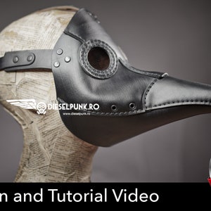 Plague Doctor Mask Pattern: DIY Sewing Template (PDF & Video) - Etsy