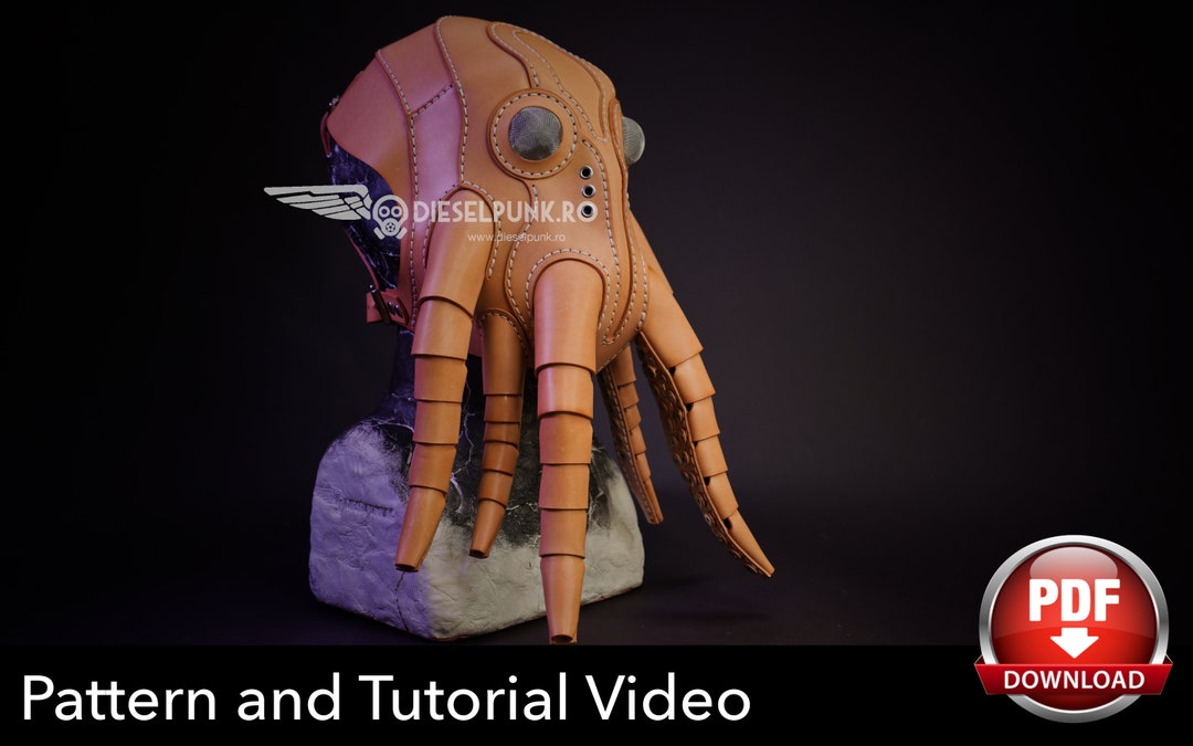 Cthulhu Mask Pattern - Printable Pdf With Easy Video Guide - Etsy UK