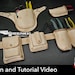 Tool Belt Pattern - Leather DIY - Pdf Download - Hip Bag - Video ...