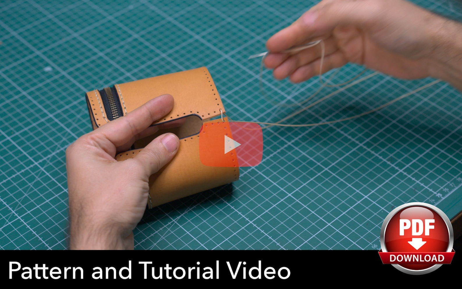 Leather Box Pattern Toiletry Bag Pattern Leather DIY Pdf - Etsy