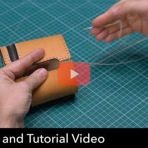 Leather Box Pattern - Toiletry Bag Pattern - Leather DIY - Pdf Download ...