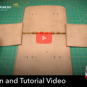 Leather Tool Pouch Pattern Pdf Download Leather DIY Pipe Pouch Video ...