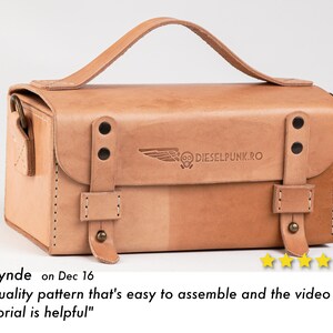 Leather Mini Tool Bag Pattern DIY (PDF Download With Video Guide) - Etsy