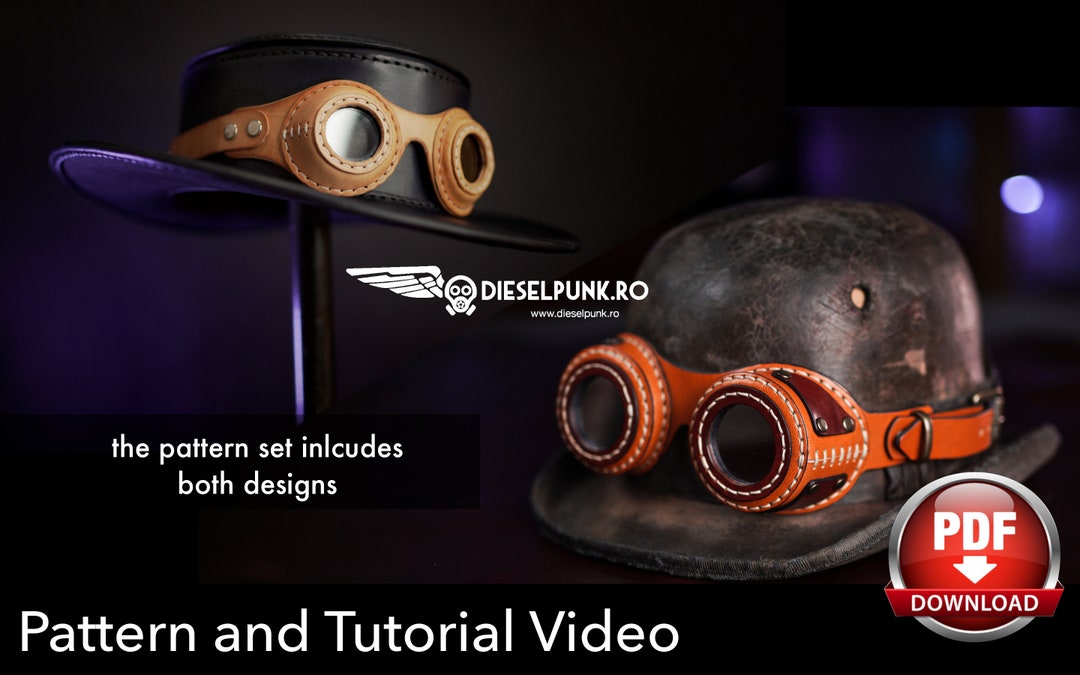 Goggles Pattern Set - Cosplay DIY - Pdf Download - Video Tutorial - Etsy