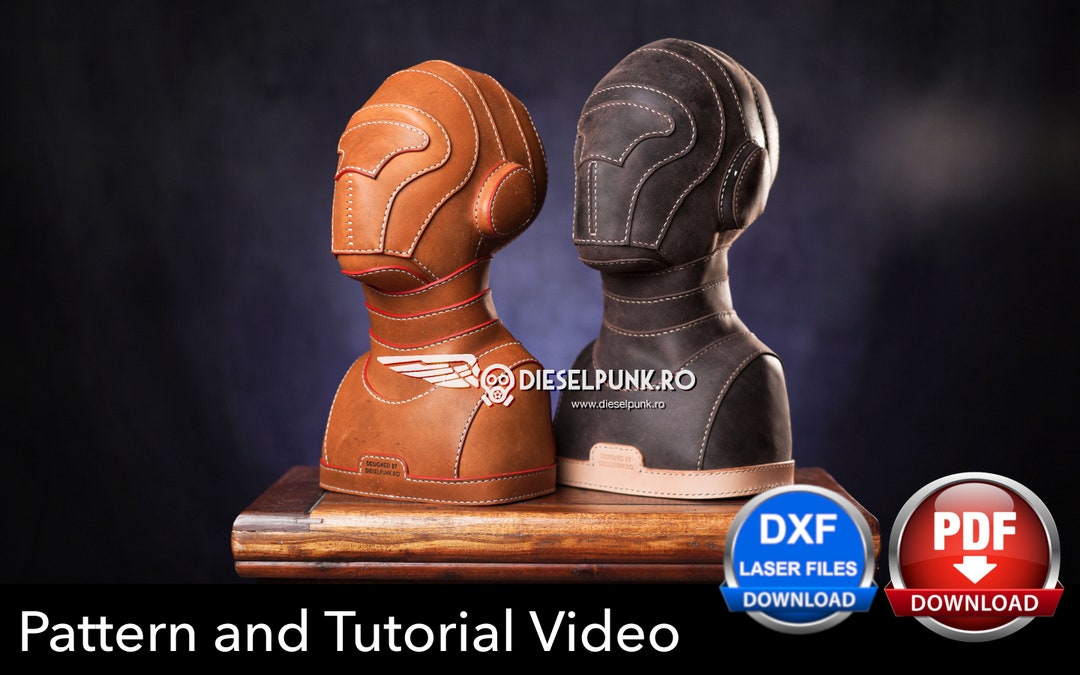 Mannequin Head Pattern: Leather Bust Template (instant PDF Download) - Etsy