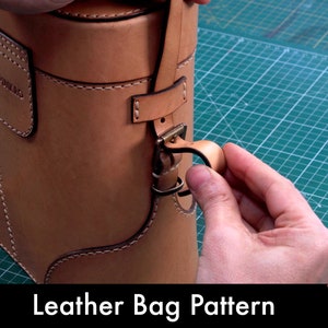 Leather Case Pattern - Pdf Download - Leather DIY - Bag Template ...