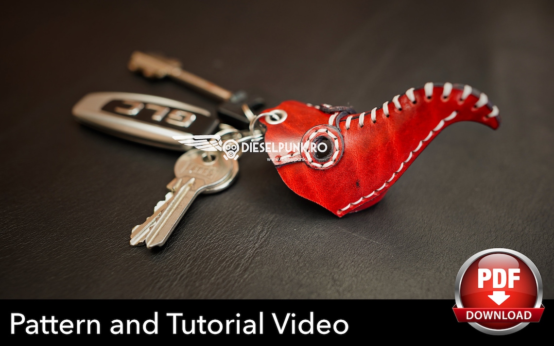 Key Fob Pattern Set Plague Doctor Dragon Pdf Download | Etsy