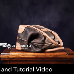 Doctor Bag Pattern: Leather Travel Weekender (PDF Download + Video) - Etsy