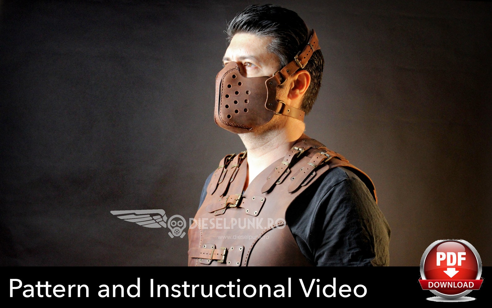 Steampunk Mask Pattern DIY Mask Pdf Download - Etsy