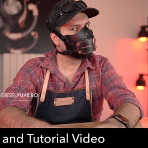 Steampunk Mask Pattern - DIY Mask - Pdf Download - Video Tutorial - Etsy