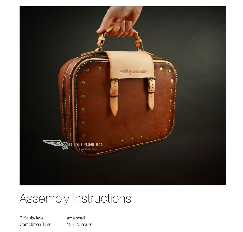 Luggage Set Pattern Pattern Set Leather DIY Pdf Download | Etsy