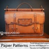 Leather Box Pattern Toiletry Bag Pattern Leather DIY Pdf Download ...