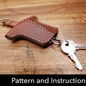 Key Holder Pattern - Leather DIY - Pdf Download - Key Fob - Etsy