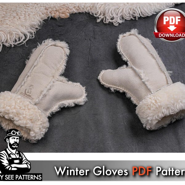 Leather Mittens - Etsy