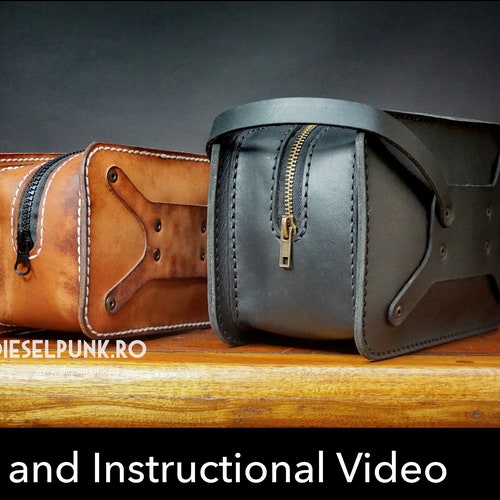 Leather Box Pattern Toiletry Bag Pattern Leather DIY Pdf - Etsy