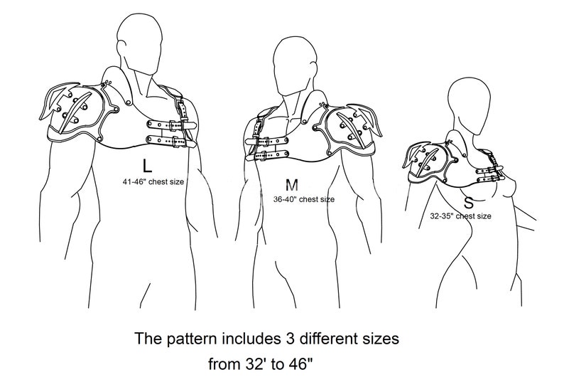 Shoulder Armor Pattern Cosplay DIY Pdf Download Video - Etsy