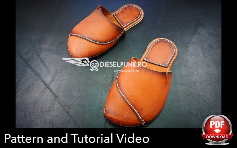 Buy Slippers Pattern Leather DIY Pdf Download Flip Flop Online in India ...