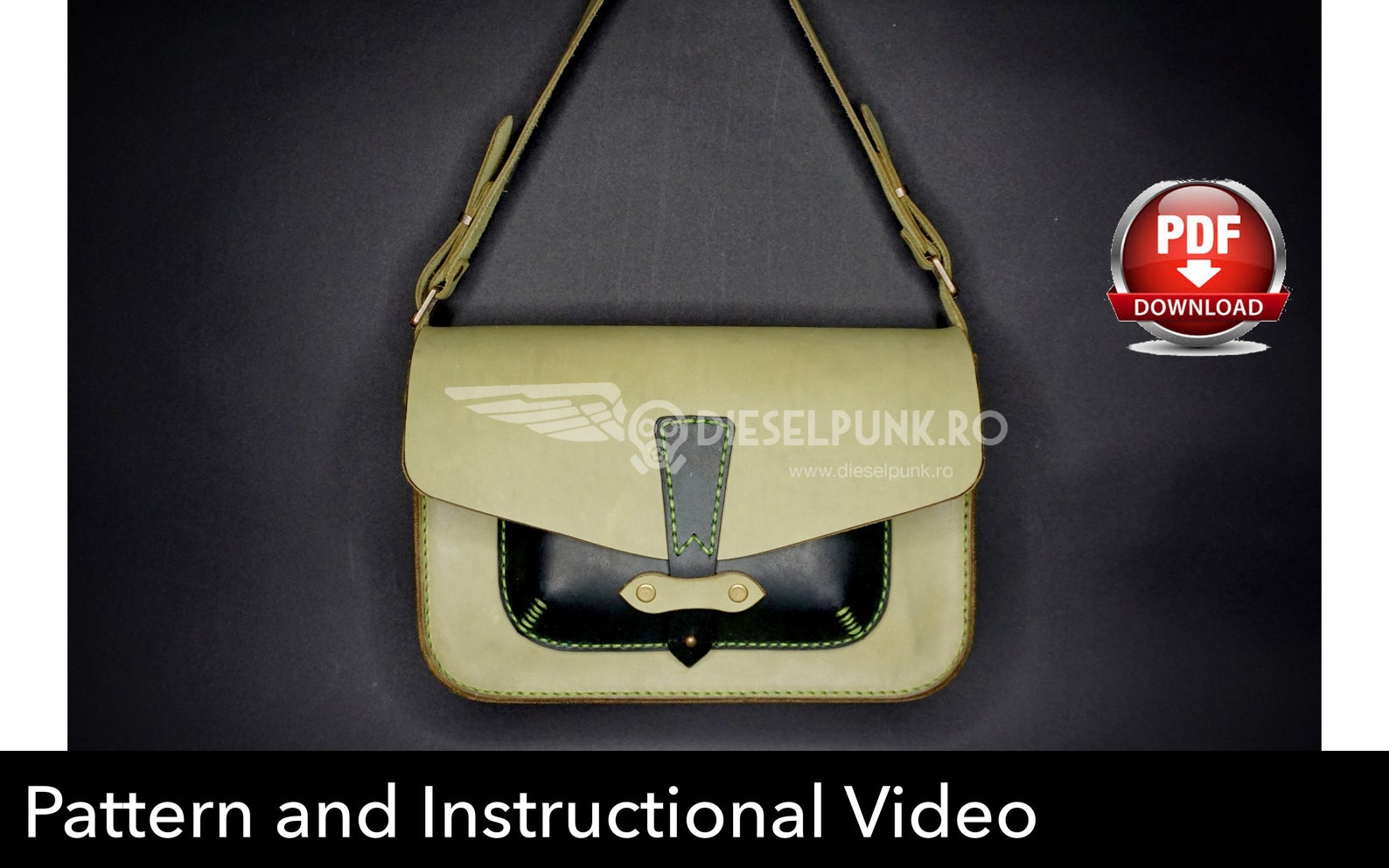 Leather Bag Pattern Leather DIY Pdf Download Leather - Etsy