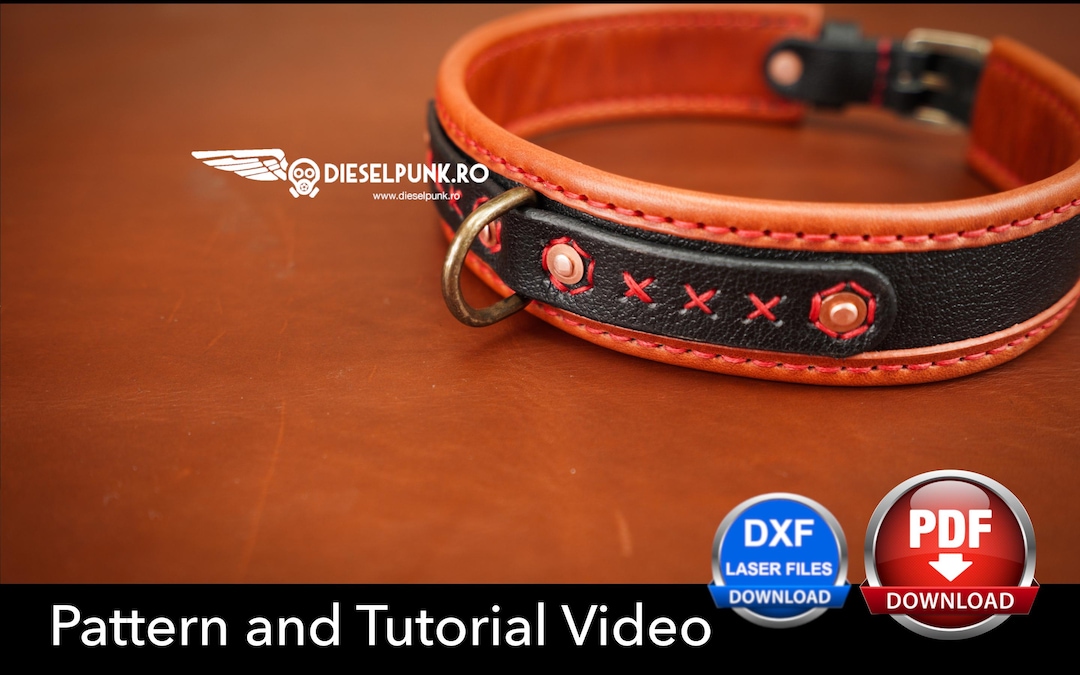 Dog Collar Pattern: All Sizes DIY Sewing Template (PDF Download) - Etsy