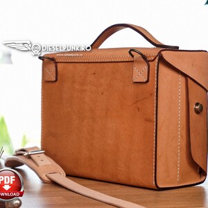 Leather Tool Box Pattern - Pdf Download - Leather DIY - Tool Bag ...