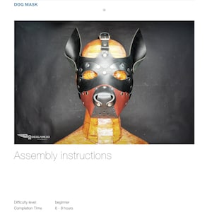 Dog Mask Pattern - DIY Pup Hood PDF for Sewing - Etsy