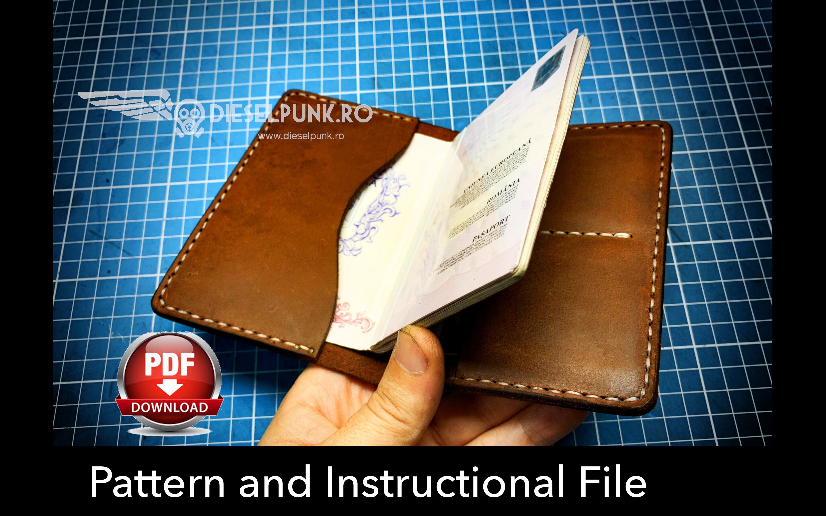 Artisan s Leather Passport Wallet Pdf Pattern And Instructions 